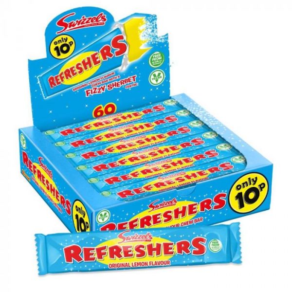 REFRESHER ORIGINAL LEMON CHEW BAR (60 COUNT) - Sweet Junction