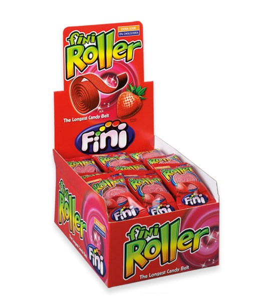 FINI STRAWBERRY ROLLERS (40 COUNT) - Sweet Junction